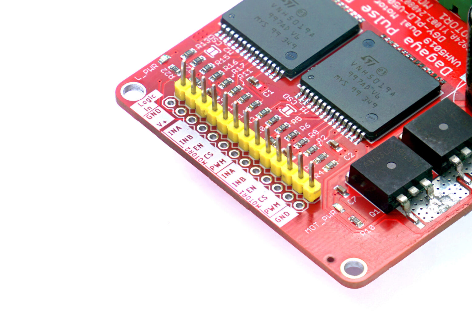Dagaya Pulse Duo - VNH5019 Based Dual Motor Driver - Aptinex